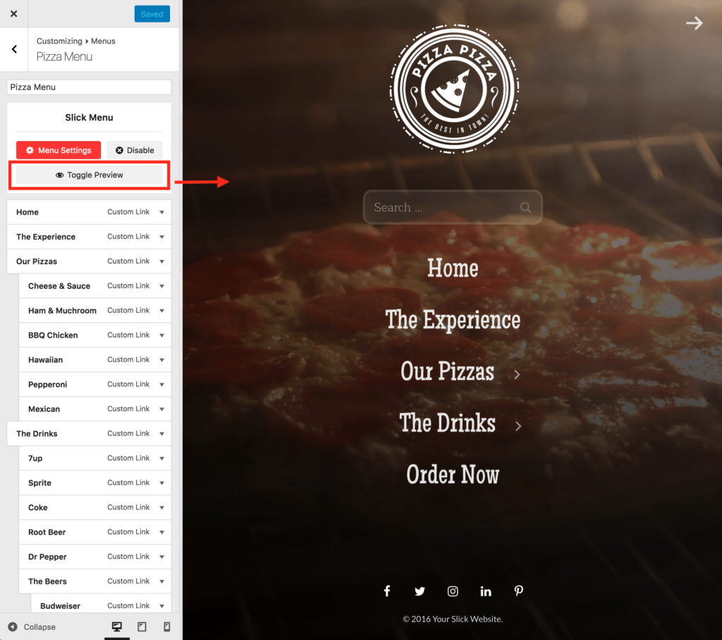 Documentation | Slick Menu